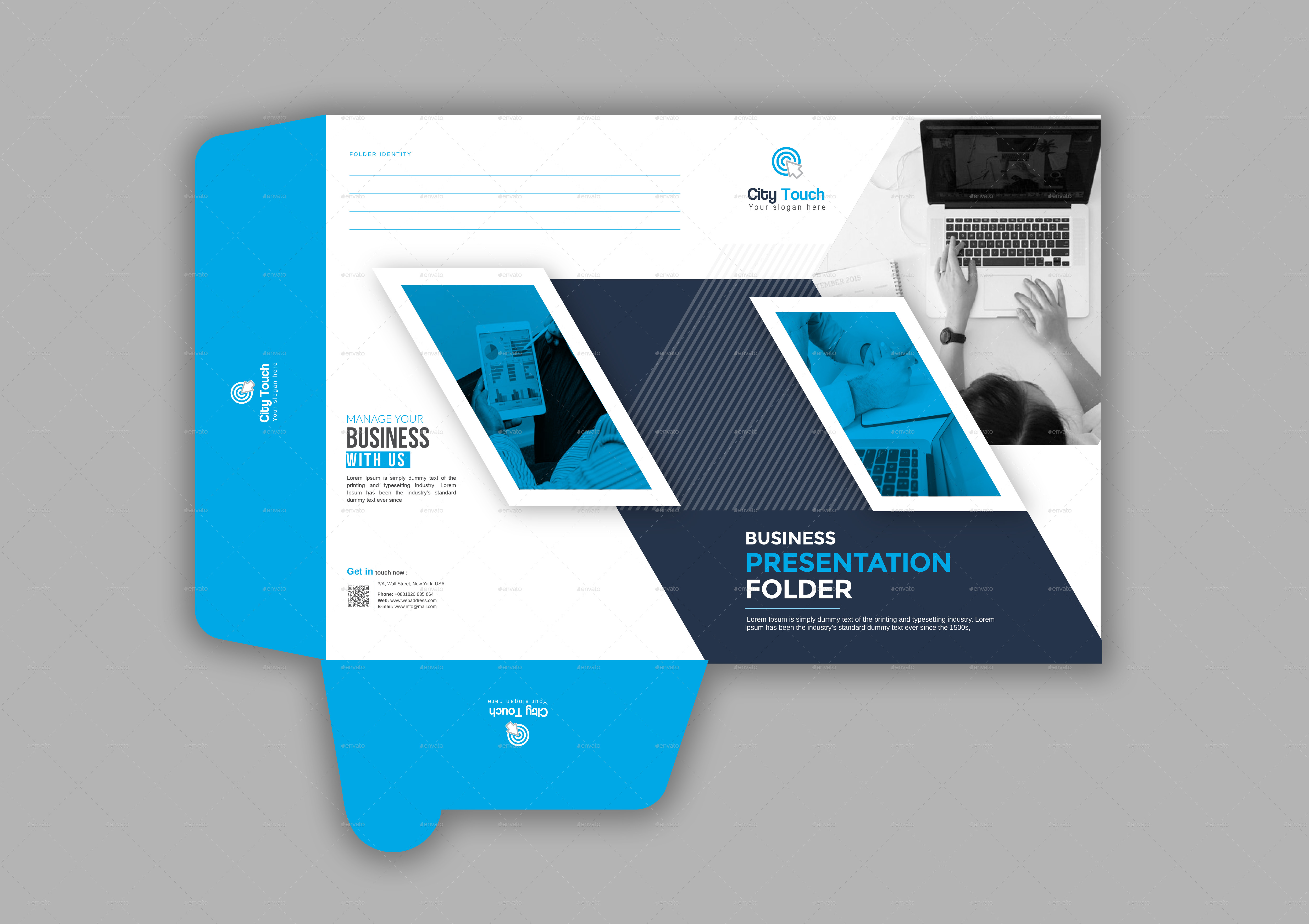 Presentation Folder, Print Templates | GraphicRiver