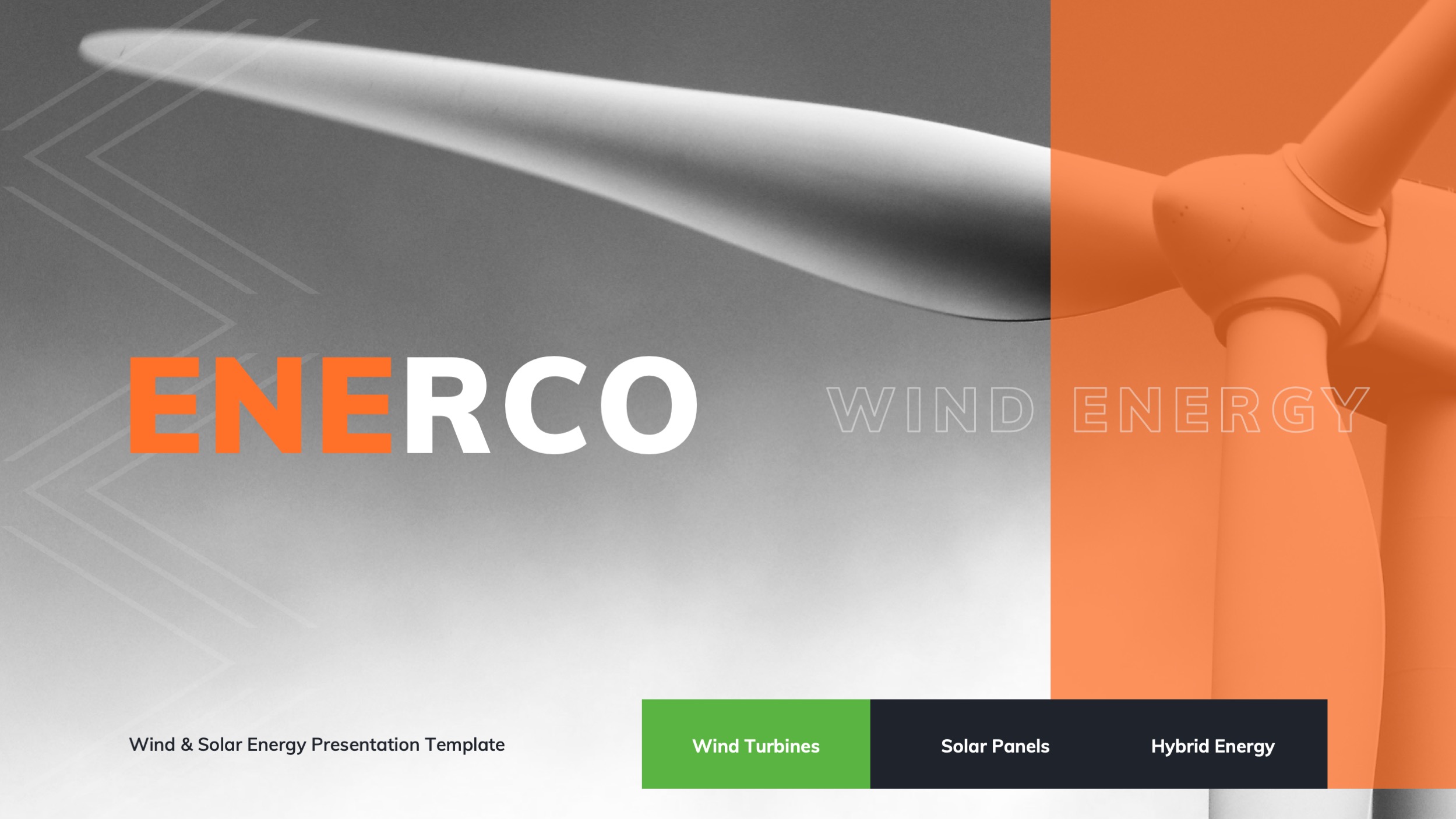 Wind & Solar Energy PowerPoint Template, Presentation Templates ...