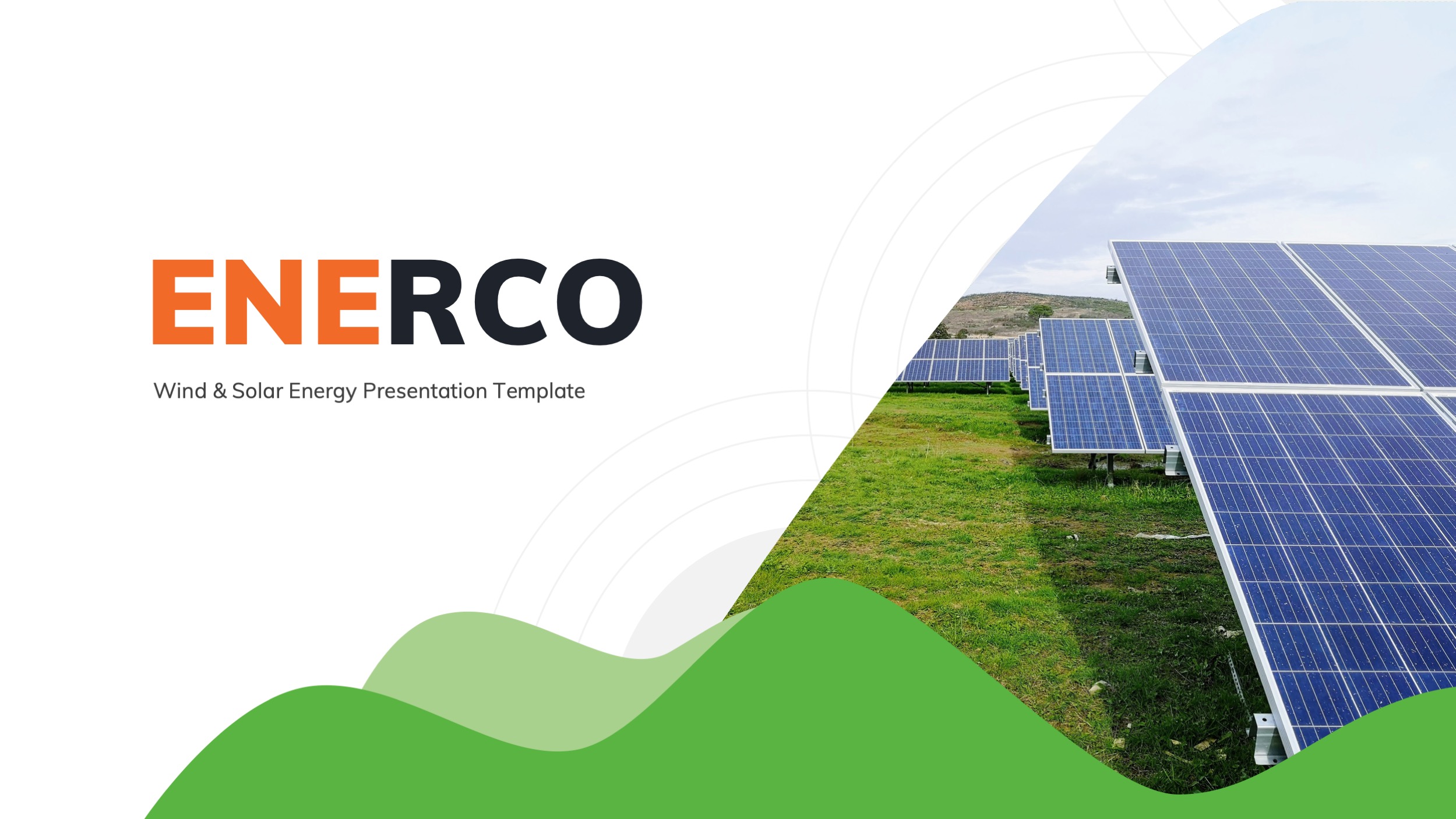 Wind & Solar Energy Google Slides Template, Presentation Templates