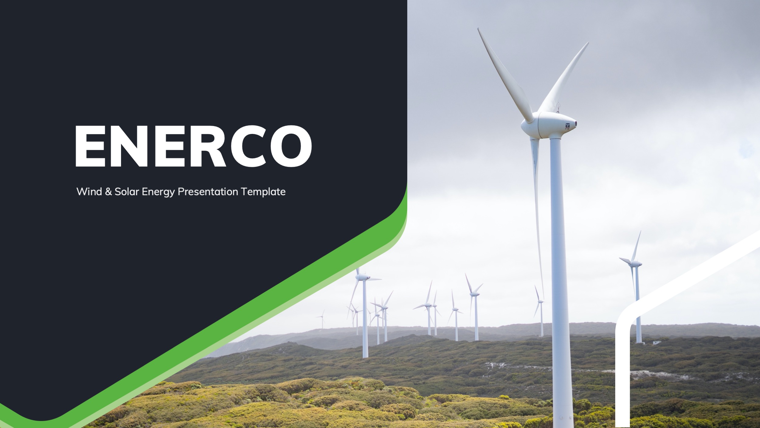 Wind & Solar Energy Google Slides Template, Presentation Templates