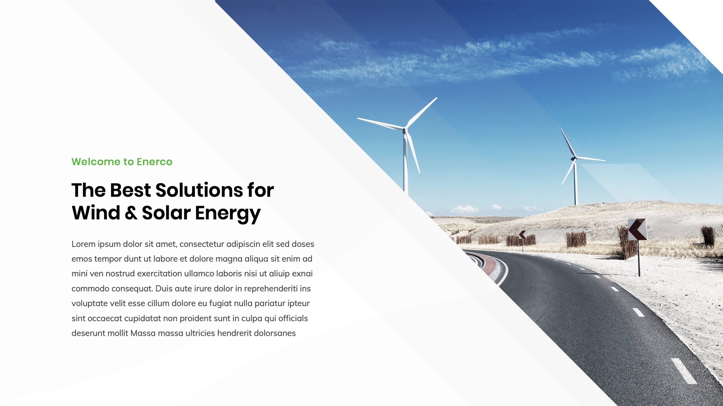 Wind & Solar Energy Google Slides Template, Presentation Templates