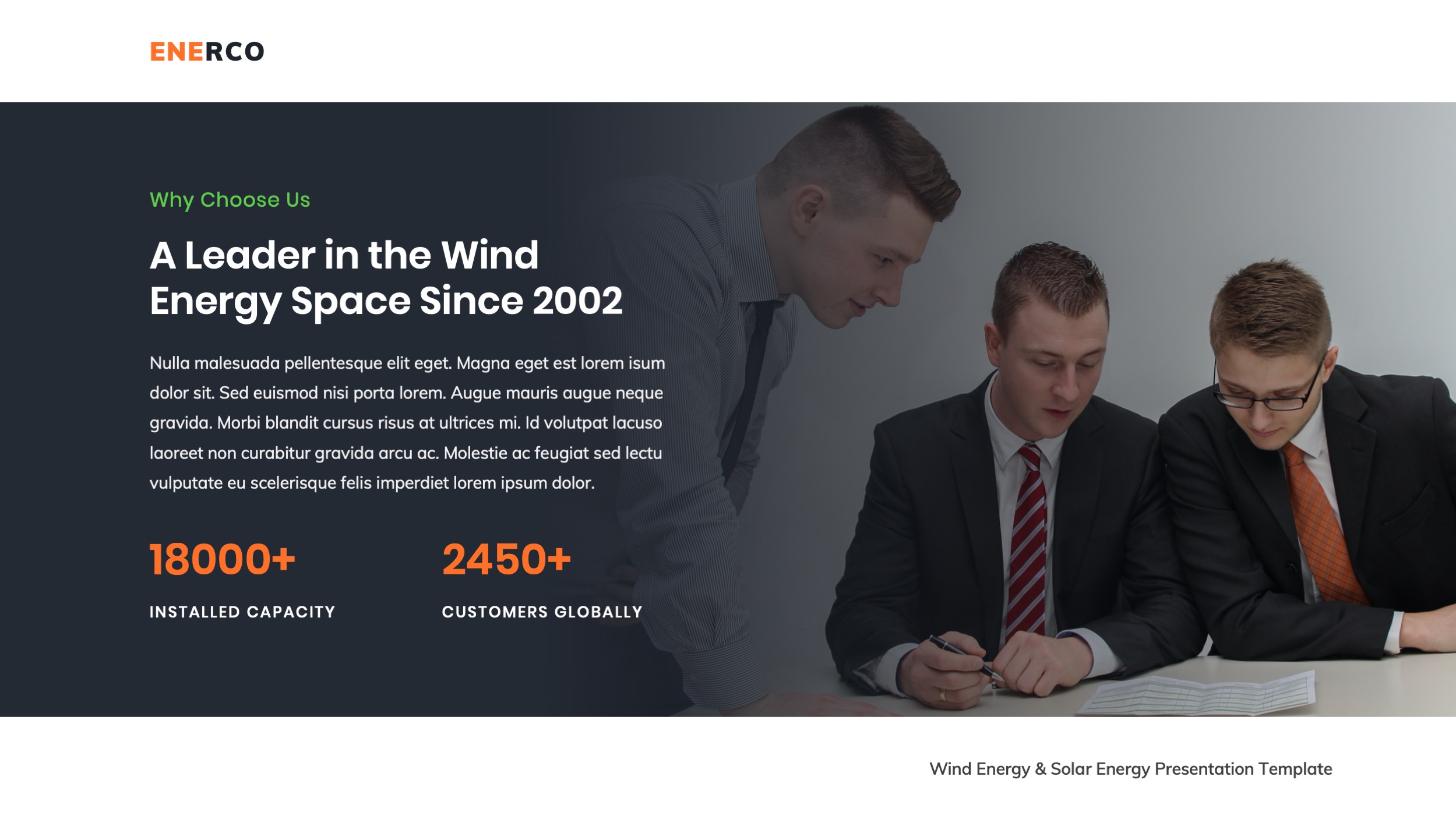Wind & Solar Energy Google Slides Template, Presentation Templates