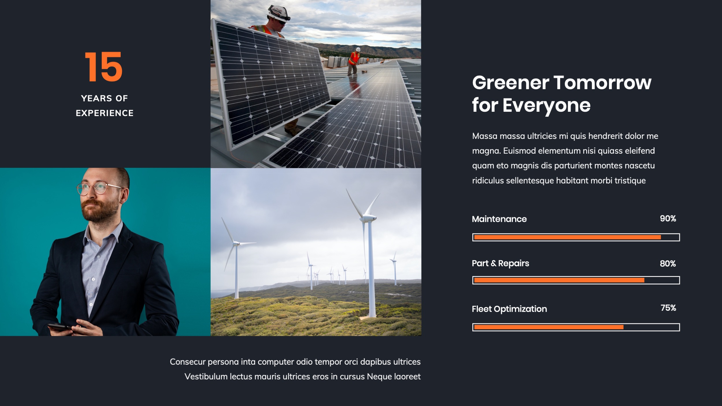 Wind & Solar Energy Google Slides Template, Presentation Templates