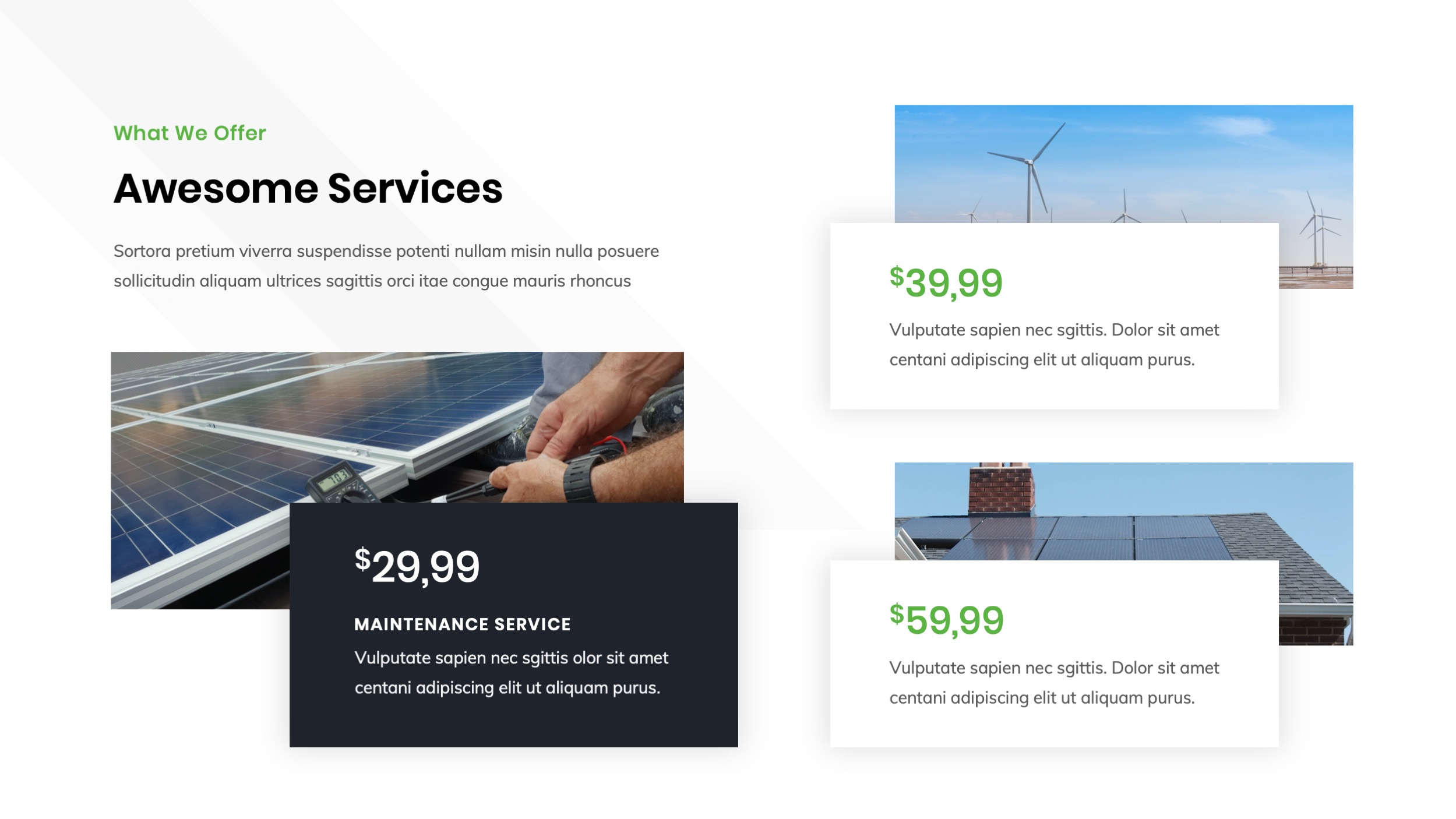 Wind & Solar Energy Google Slides Template, Presentation Templates