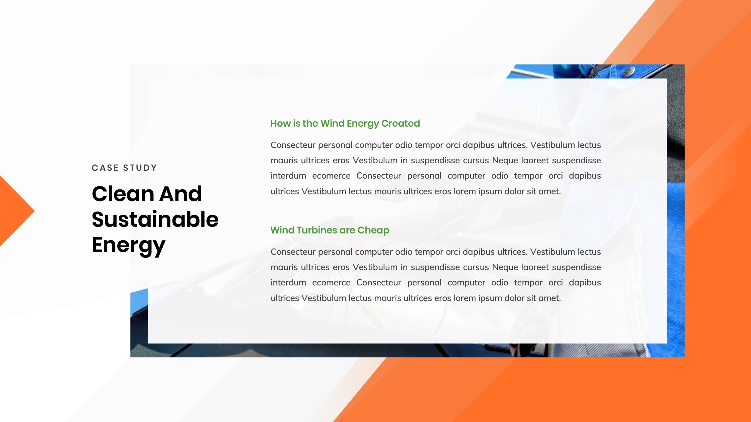 Wind & Solar Energy Google Slides Template, Presentation Templates