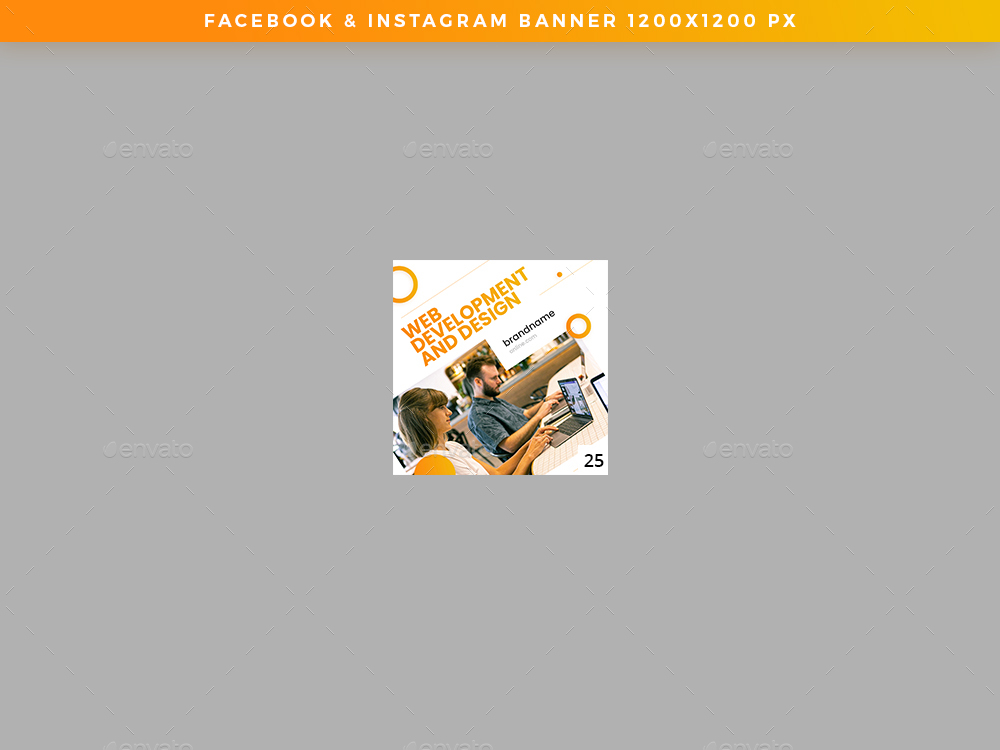 25-Facebook & Instagram Banners, Web Elements | GraphicRiver