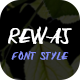 Rewaj - Custom Handmade Font Style, Fonts | GraphicRiver