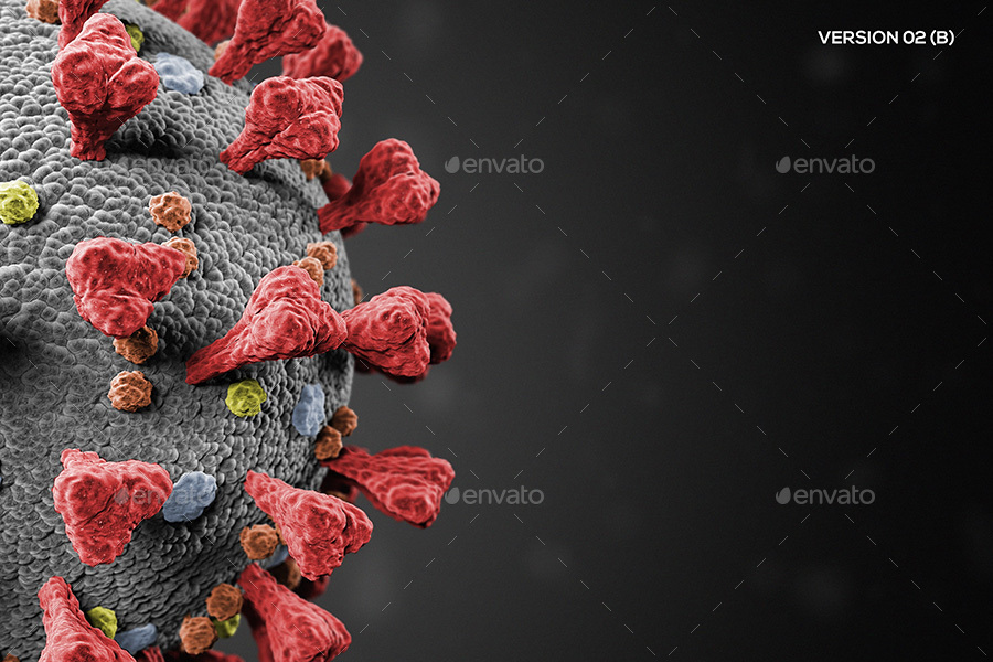 Realistic Coronavirus, Graphics | GraphicRiver