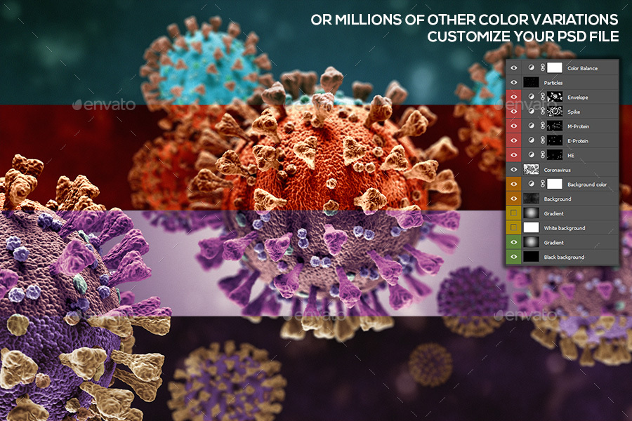 Realistic Coronavirus, Graphics | GraphicRiver