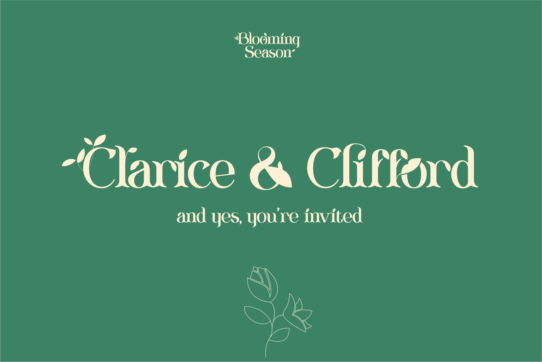 Blooming Season Font, Fonts | GraphicRiver