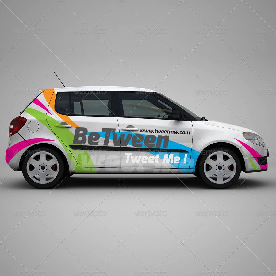 Mock-up for car branding, Graphics | GraphicRiver