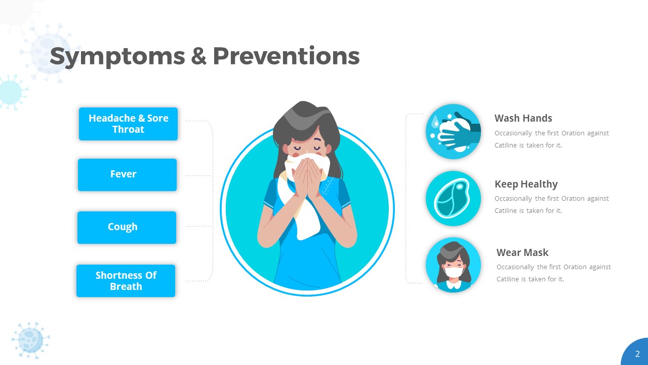 Covid Power Point Presentation Template, Presentation Templates ...