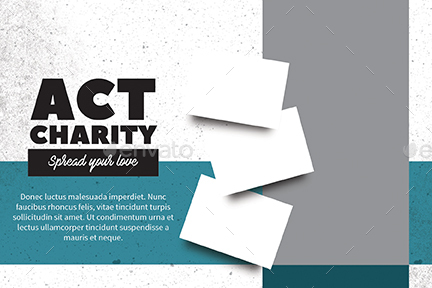 Charity Postcard, Print Templates | GraphicRiver