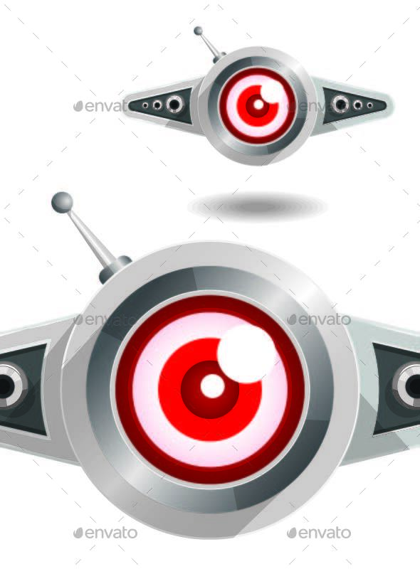 Robot Character, Vectors | GraphicRiver