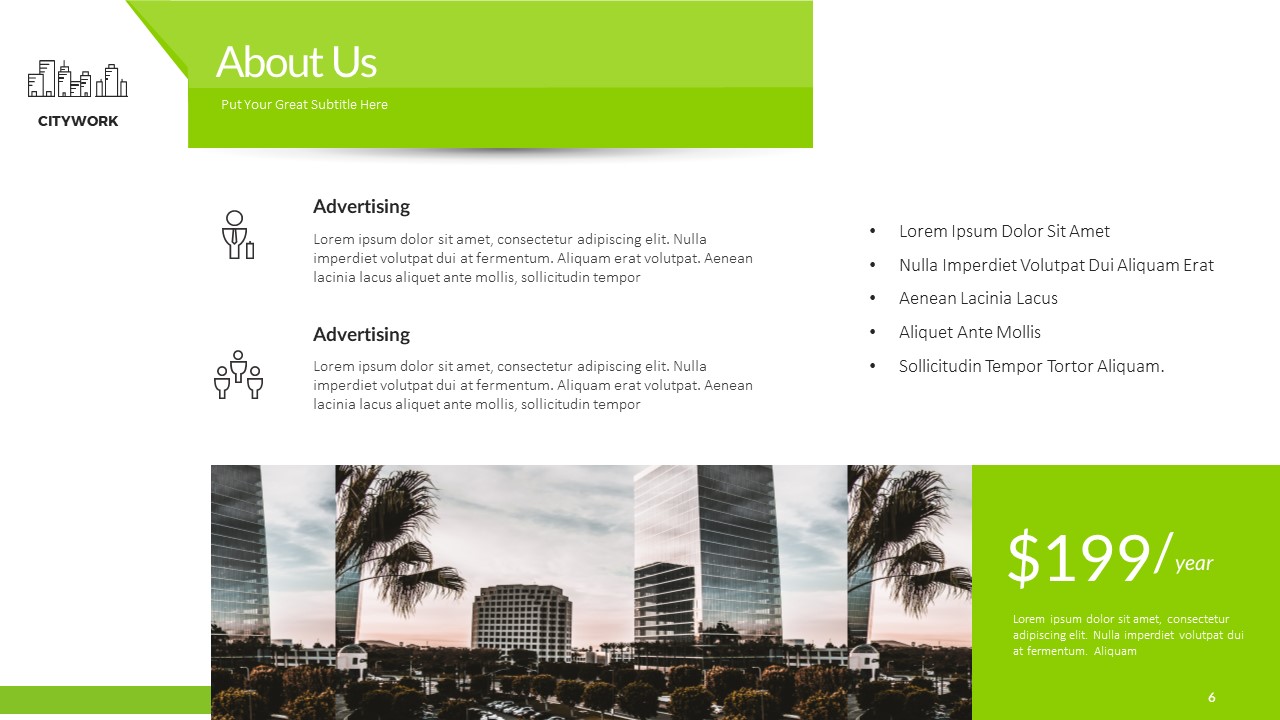 Citywork Keynote Templates, Presentation Templates | GraphicRiver