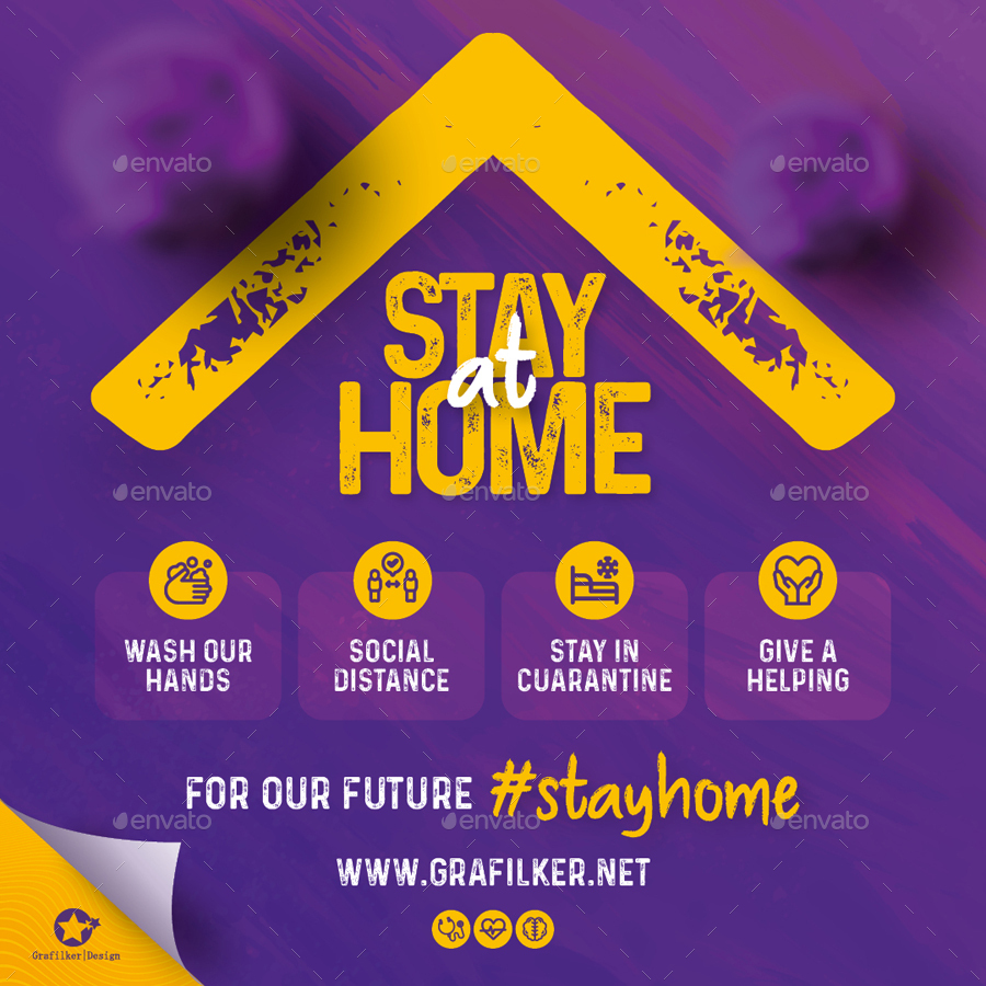 Covid Coranavirüs Social Media Templates, Web Elements | GraphicRiver