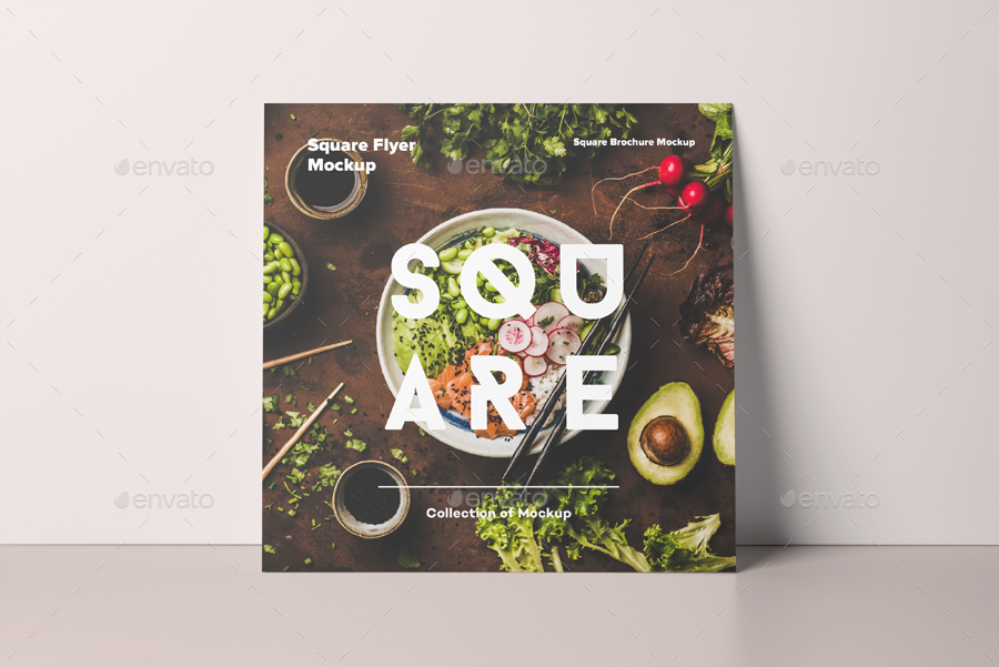 Square Flyer Mock-up, Graphics | GraphicRiver