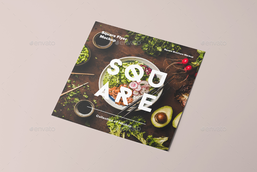 Square Flyer Mock-up, Graphics | GraphicRiver