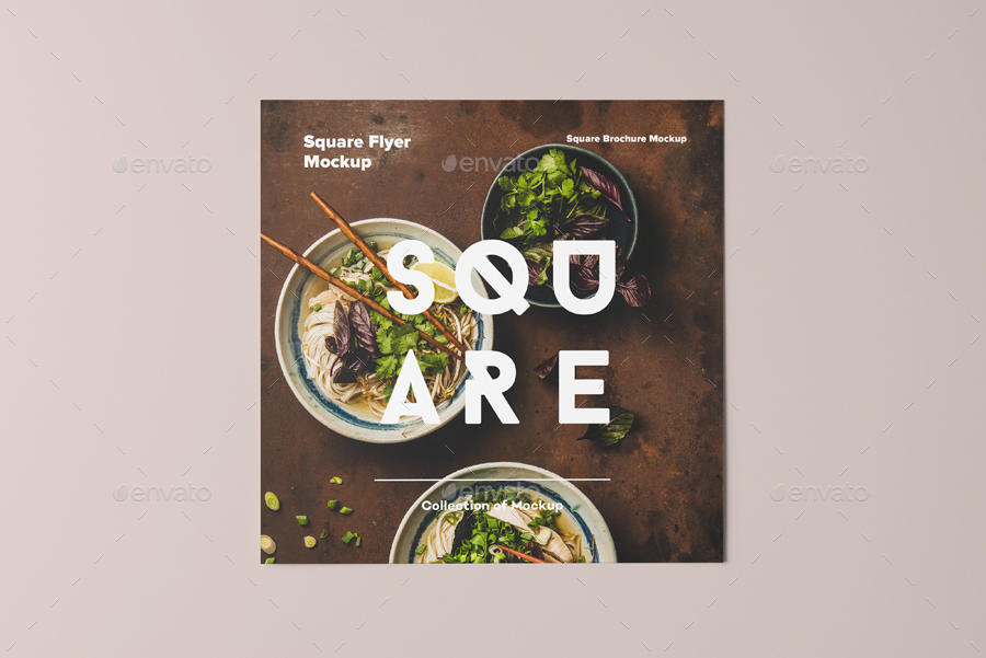 Square Flyer Mock-up, Graphics | GraphicRiver