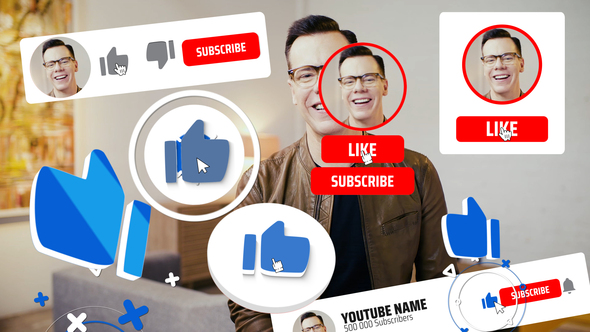 Big Youtube Subscribe Pack, After Effects Project Files | VideoHive
