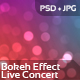 Bokeh Effect - Live Concert, Graphics | GraphicRiver