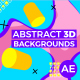 Abstract 3D Backgrounds, After Effects Project Files | VideoHive