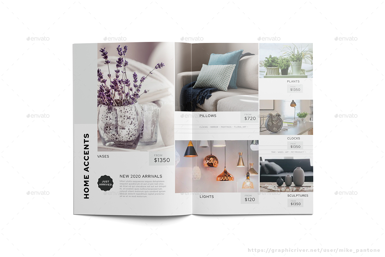 Furniture Store Product Catalog, Print Templates | GraphicRiver