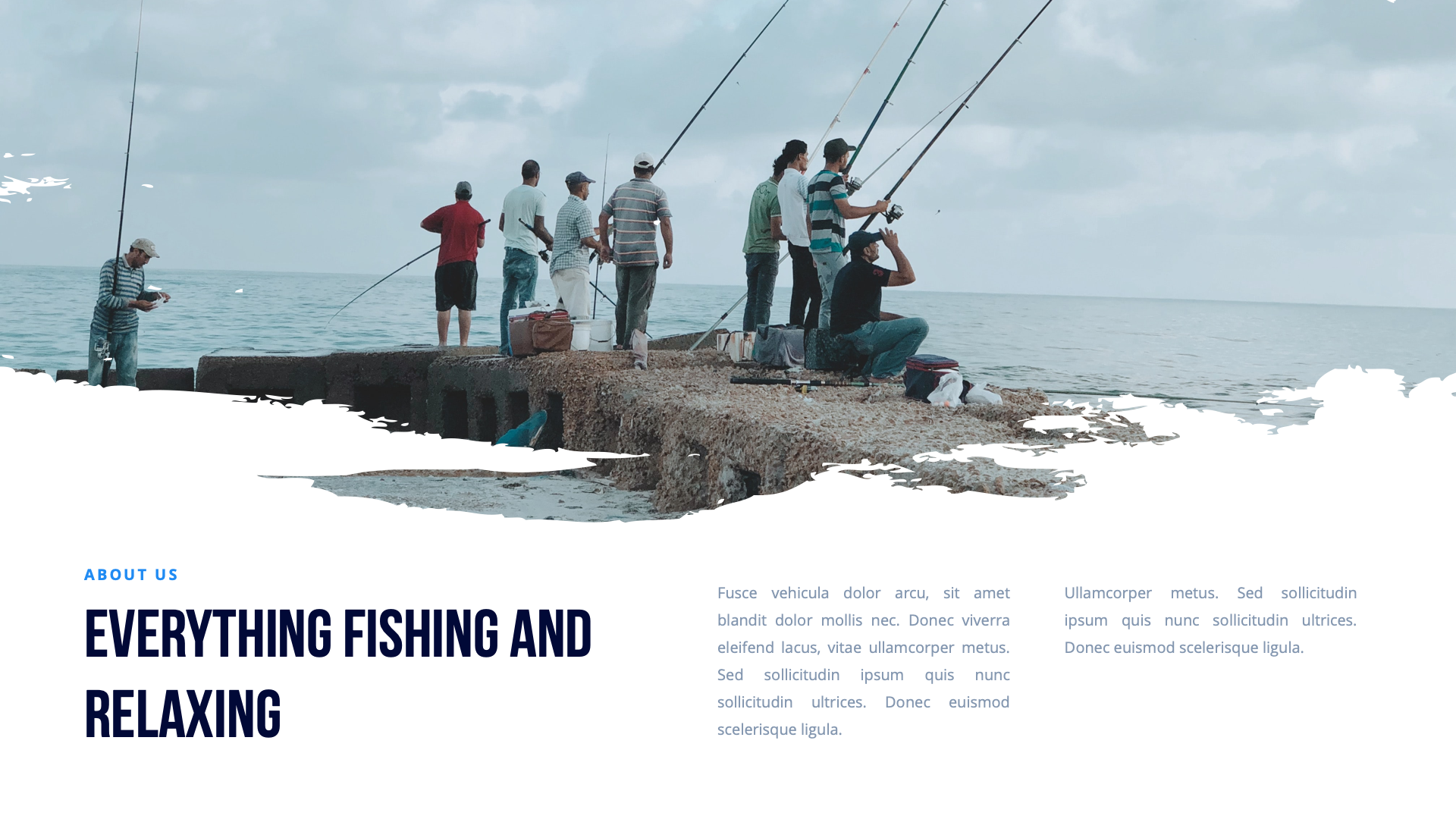 Strike - Fishing Club Powerpoint Template, Presentation Templates ...