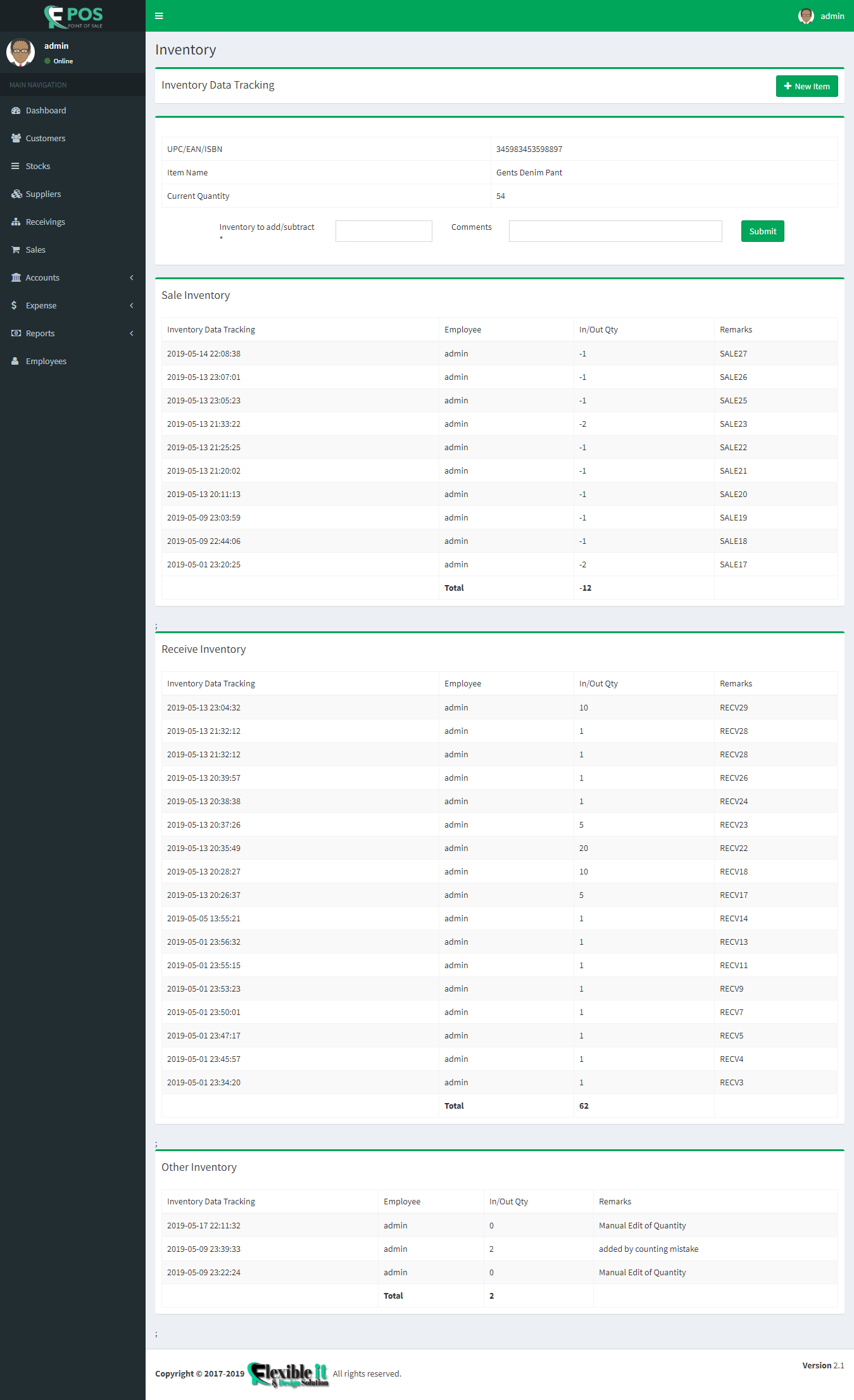 FlexiblePOS with Inventory Management System by FlexCoders | CodeCanyon