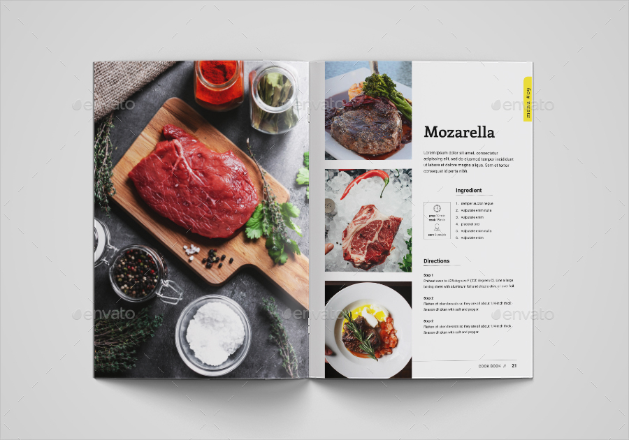 Cook Book Template by esje | GraphicRiver