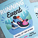 Running Event Flyer, Print Templates | GraphicRiver