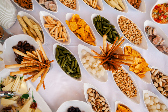 Buffet snack appetizers top view Stock Photo by avanti_photo | PhotoDune