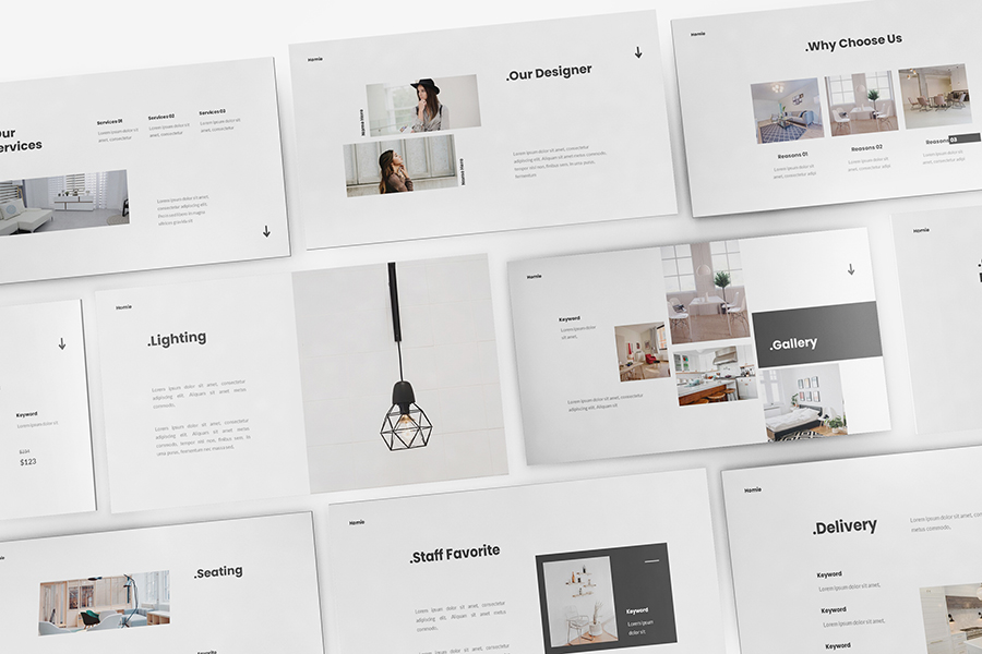 Home Decoration Powerpoint Template, Presentation Templates | GraphicRiver