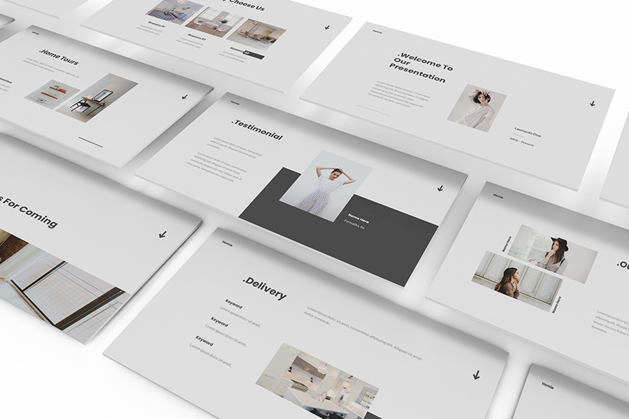 Home Decoration Powerpoint Template, Presentation Templates | GraphicRiver