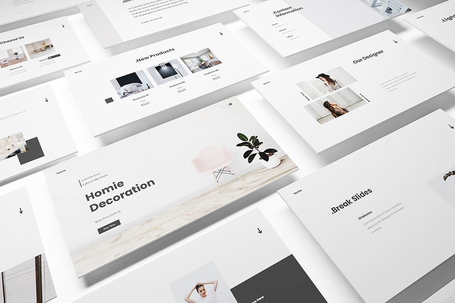Home Decoration Google Slides Template, Presentation Templates ...