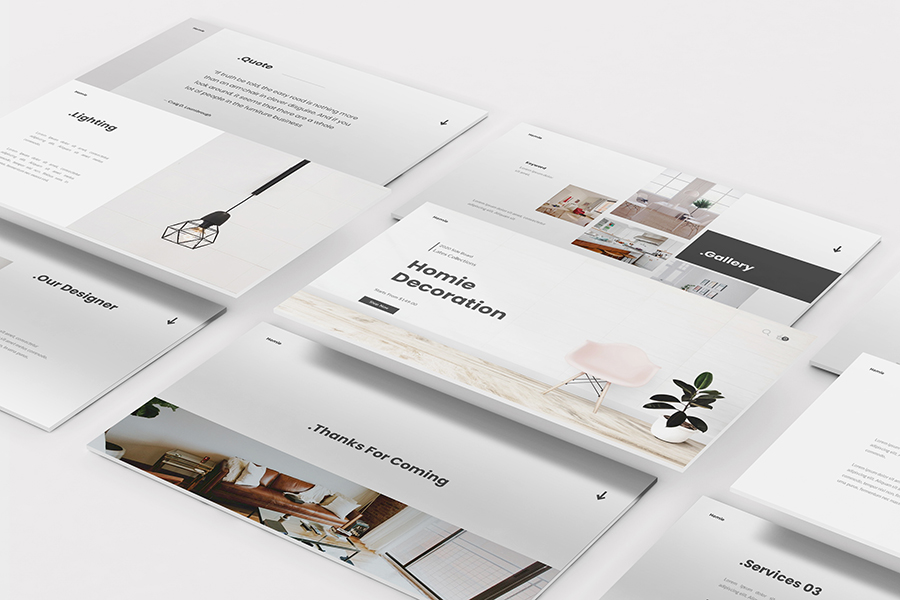 Home Decoration Google Slides Template, Presentation Templates ...
