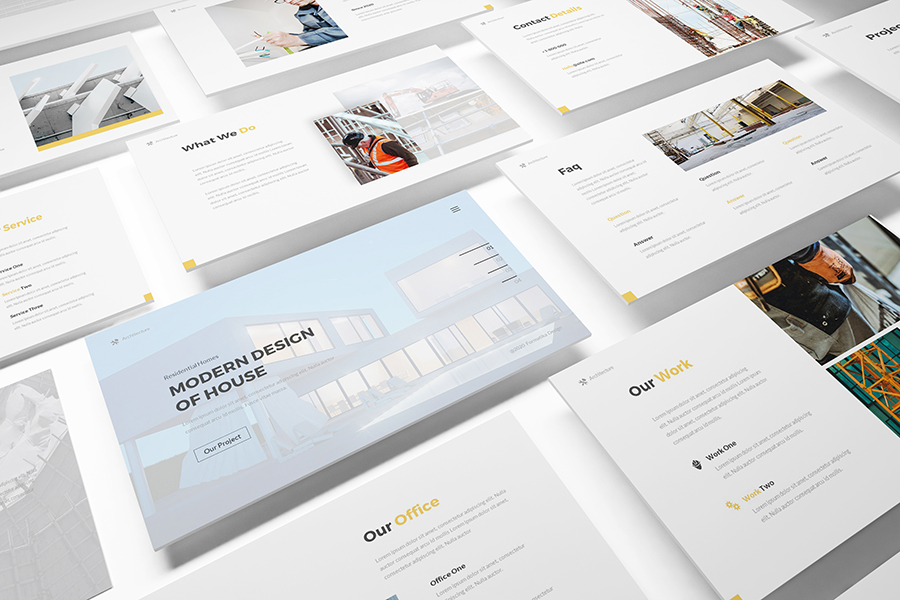 Architecture Keynote Template, Presentation Templates | GraphicRiver