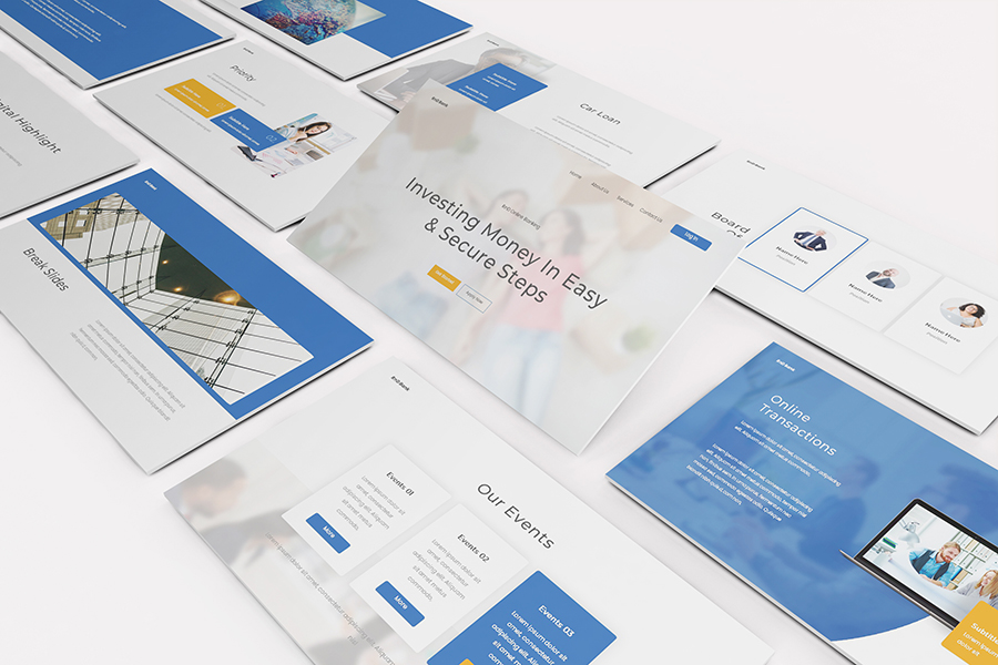 Bank Powerpoint Template, Presentation Templates | GraphicRiver