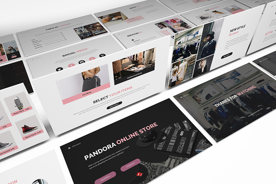 Online Store Powerpoint Template, Presentation Templates | GraphicRiver