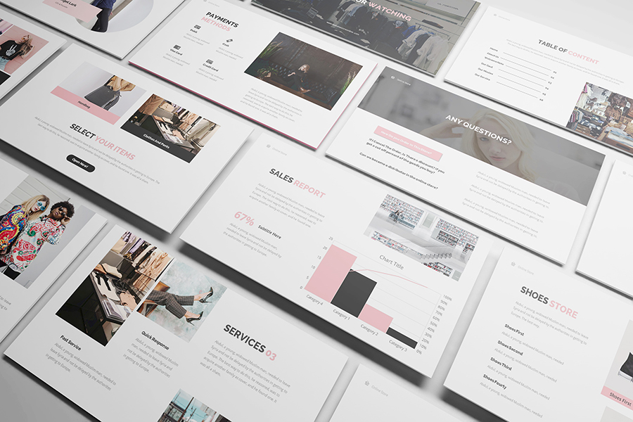Online Store Powerpoint Template, Presentation Templates | GraphicRiver
