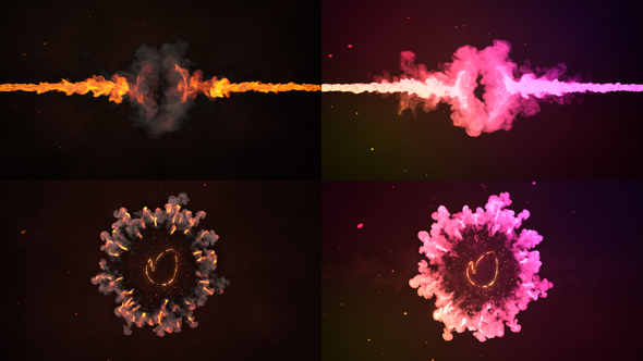 Fire And Colorful Logo | FCPX, Apple Motion Templates | VideoHive