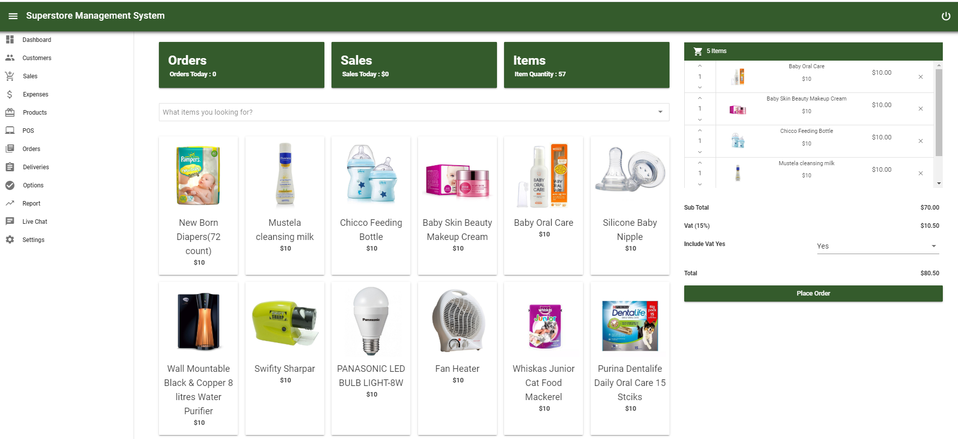 Superstore - Grocery Store + Super Shop Management + POS by techhaat