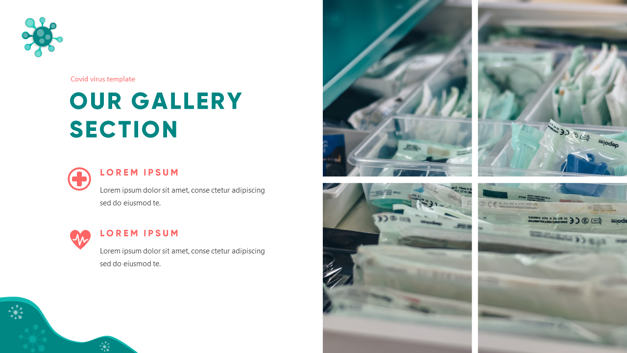 Covid - Health, Disease & Virus Template, Presentation Templates ...