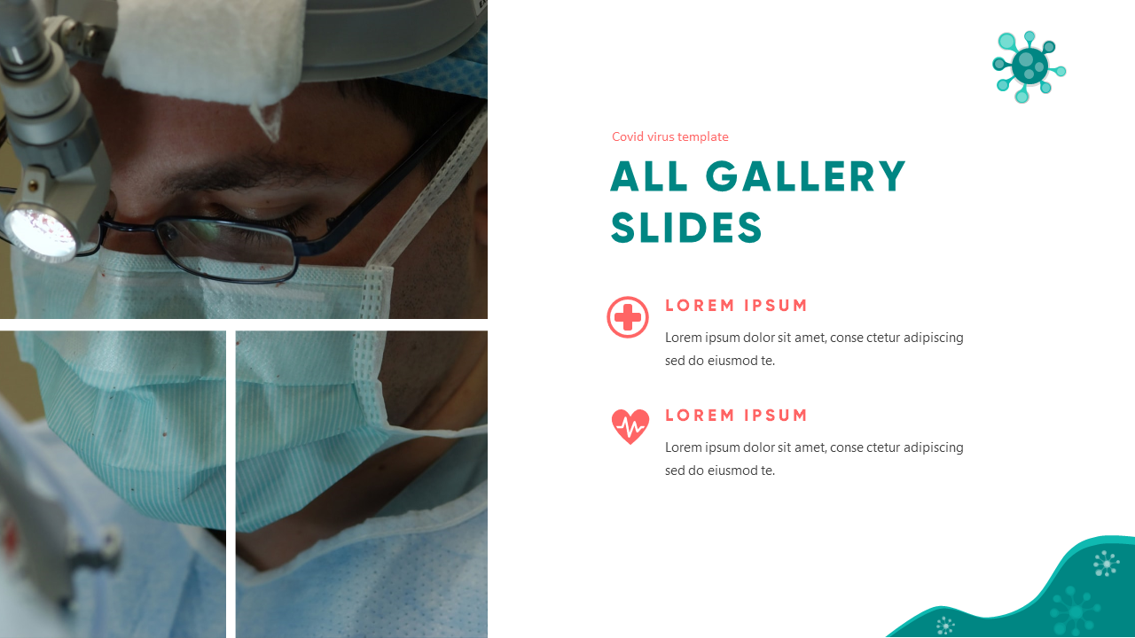 Covid - Health, Disease & Virus Template, Presentation Templates ...