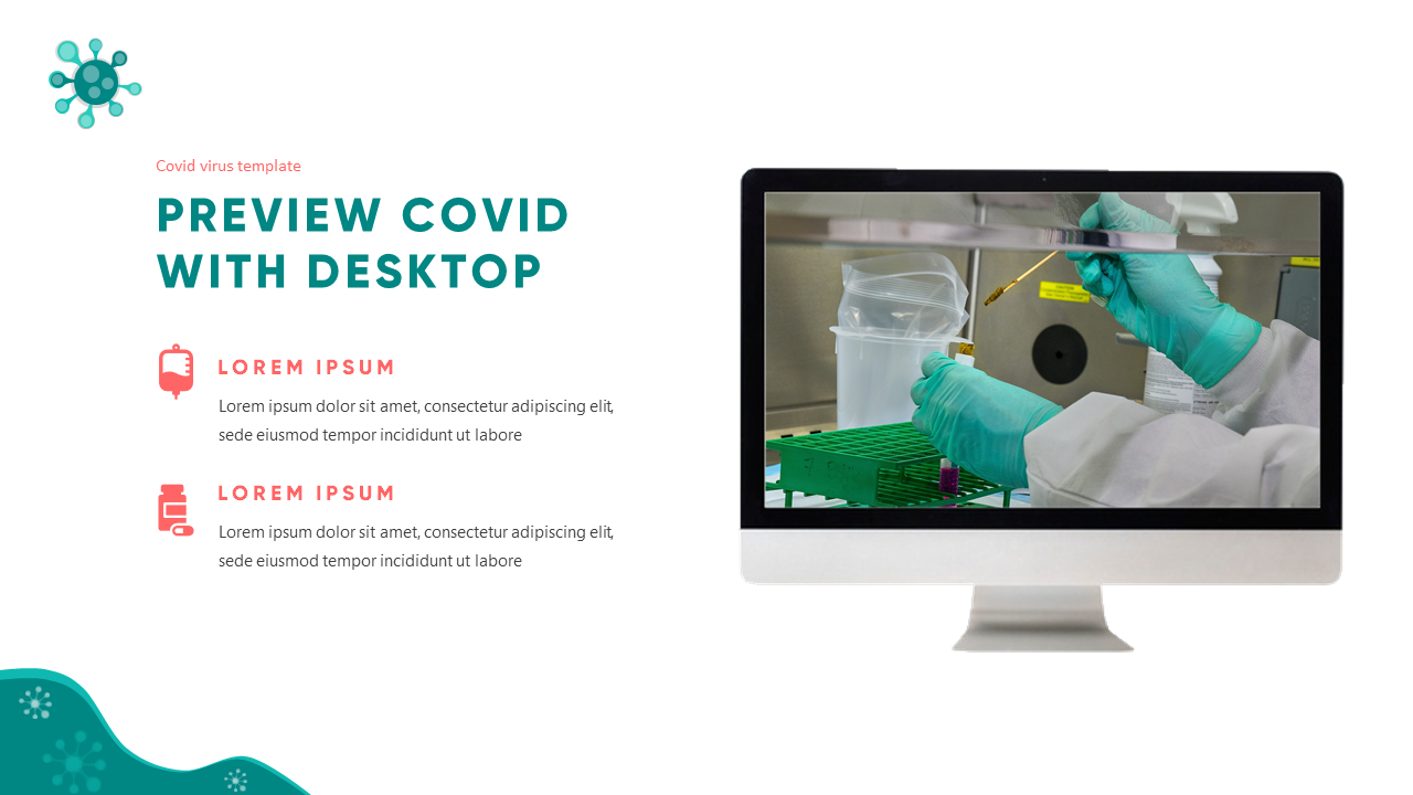Covid - Health, Disease & Virus Template, Presentation Templates ...
