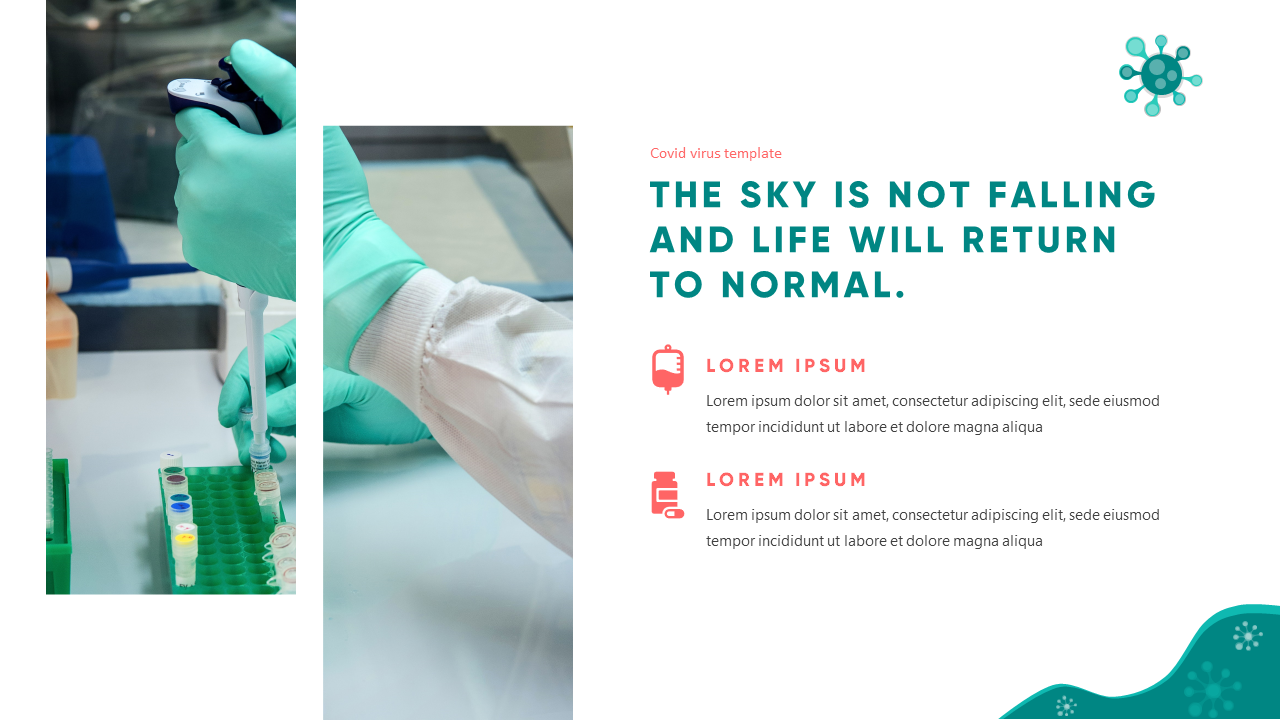 Covid - Health, Disease & Virus Template, Presentation Templates ...