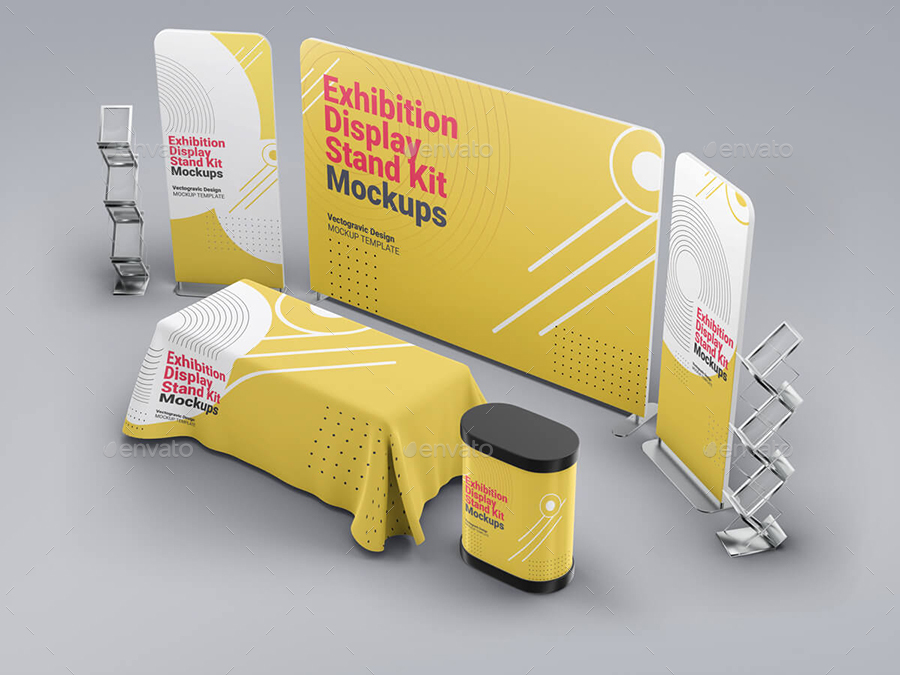 Exhibition Display Stand Kit Mockups, Graphics | GraphicRiver