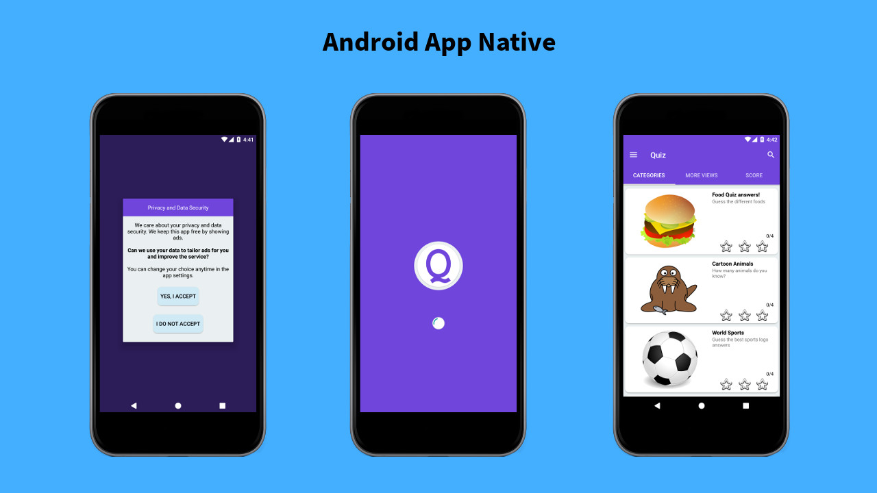 Quiz - Android Studio - Backend - Frontend by lrevllamez | CodeCanyon