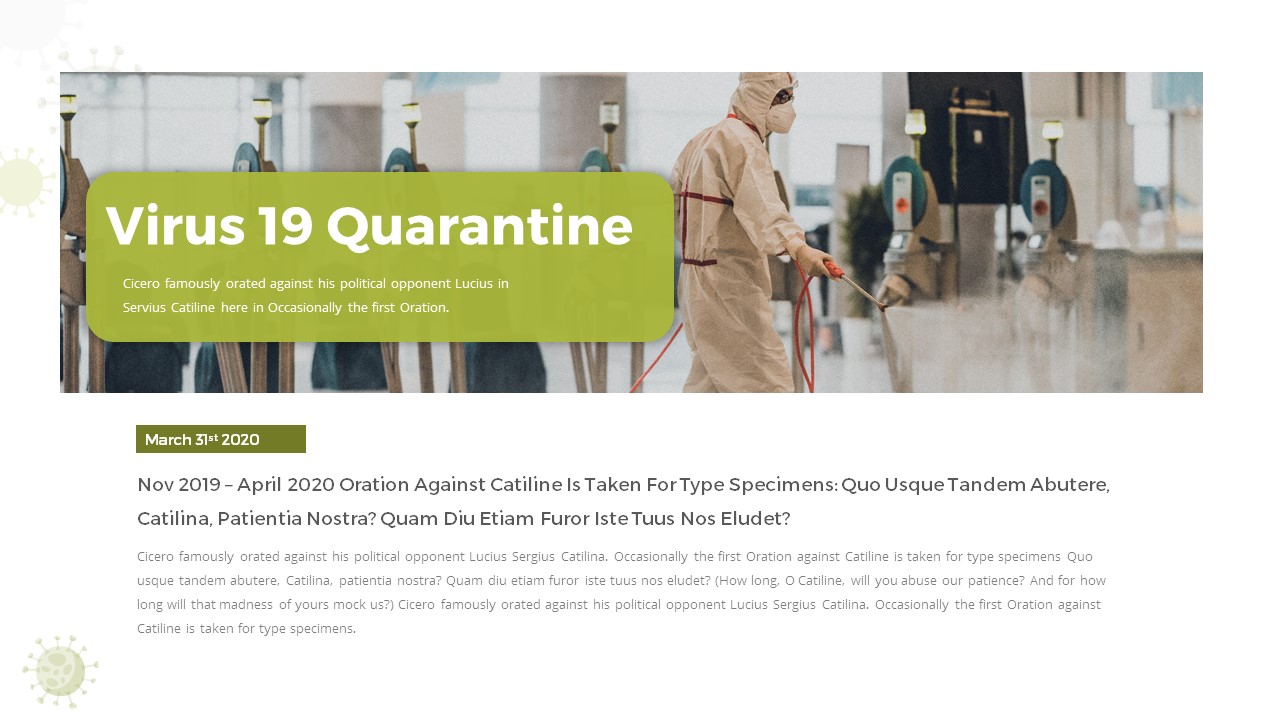 Covid Google Slide Presentation, Presentation Templates | GraphicRiver