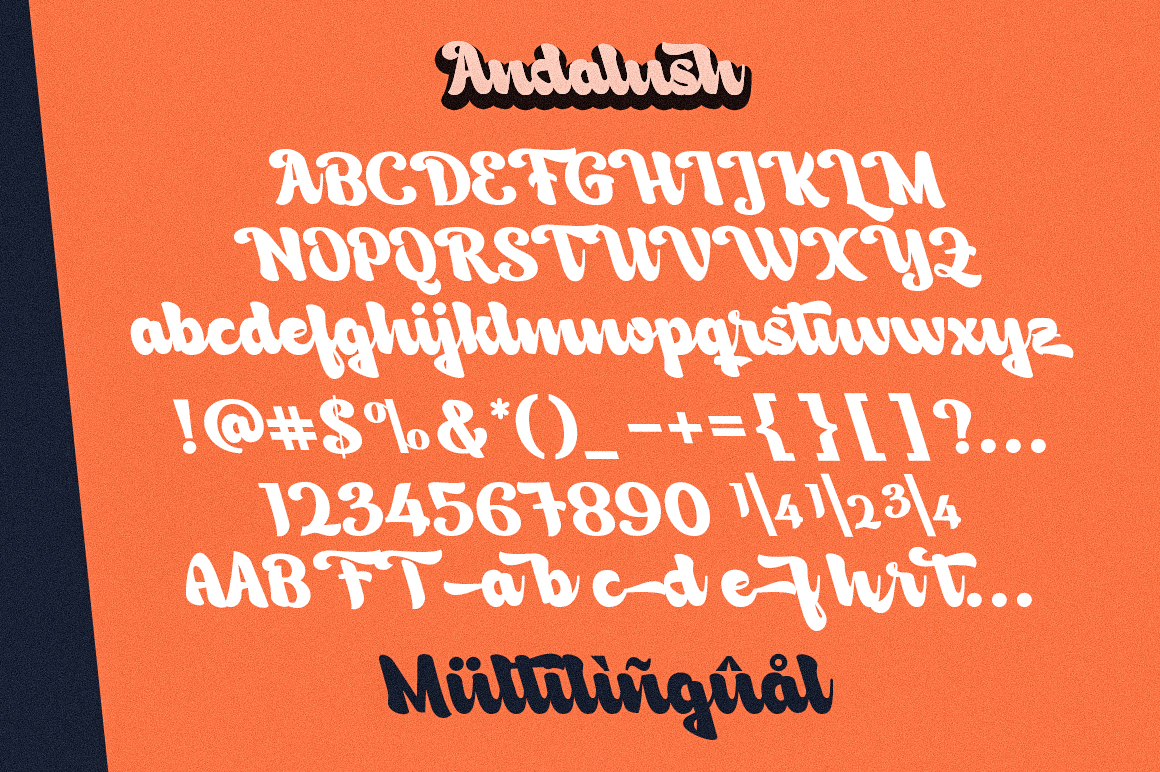 Andalush Script, Fonts | GraphicRiver